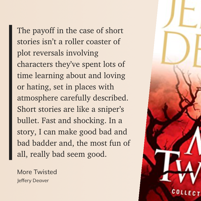 Jeffery Deaver on Short Stories – Rolando Andrés Ramos