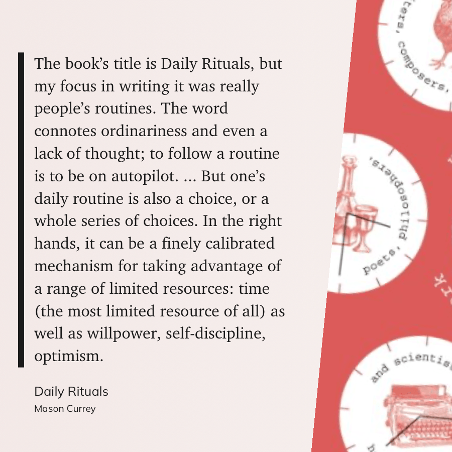 Mason Currey On Routine – Rolando Andrés Ramos